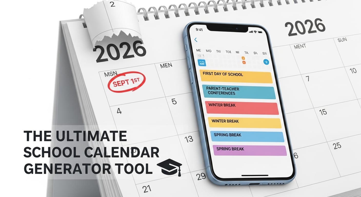 Free School Calendar Tool 2026 (Sri Lanka) - School ICT